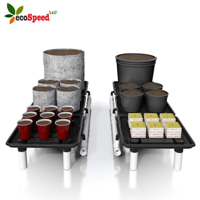 15.5 Inch Runoff Tray Hydroponic System – Ecospeedled