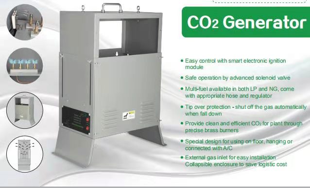 4 Burners CO2 Generator – Ecospeedled